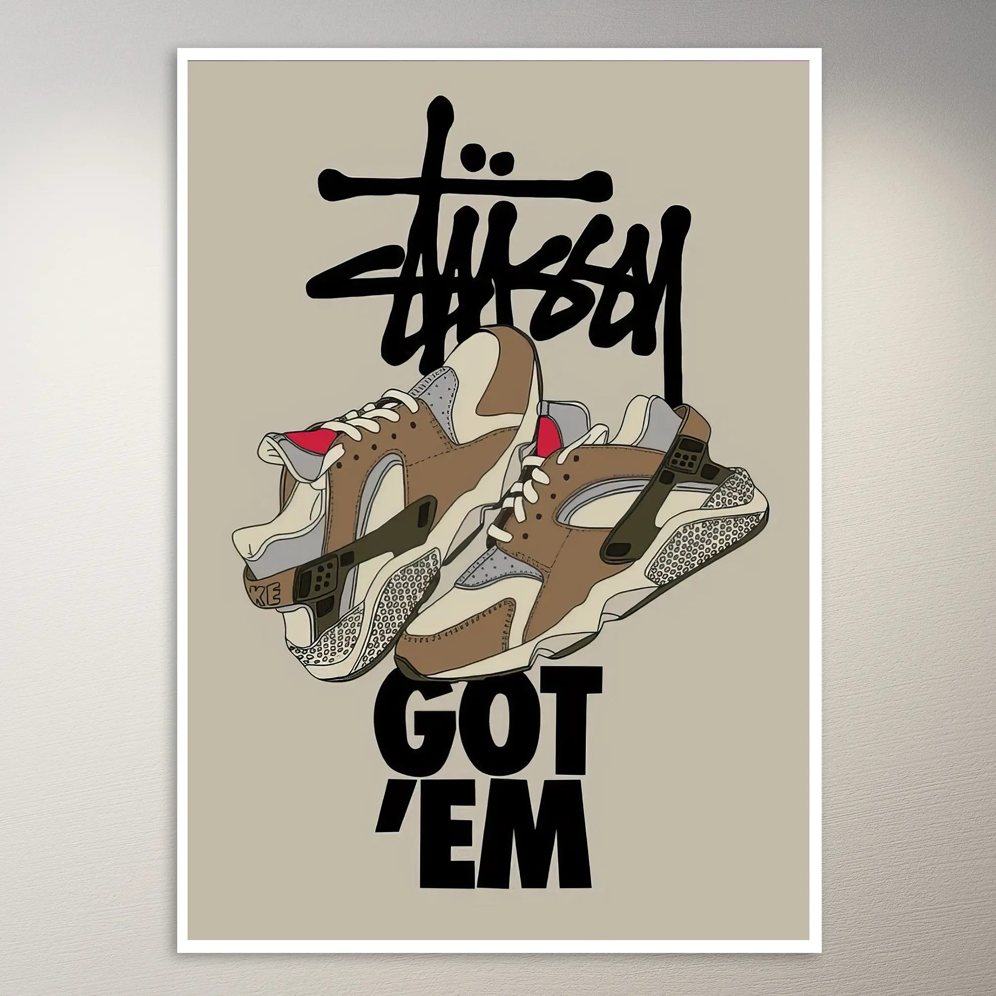 Stussy Got 'Em Shoes Poster