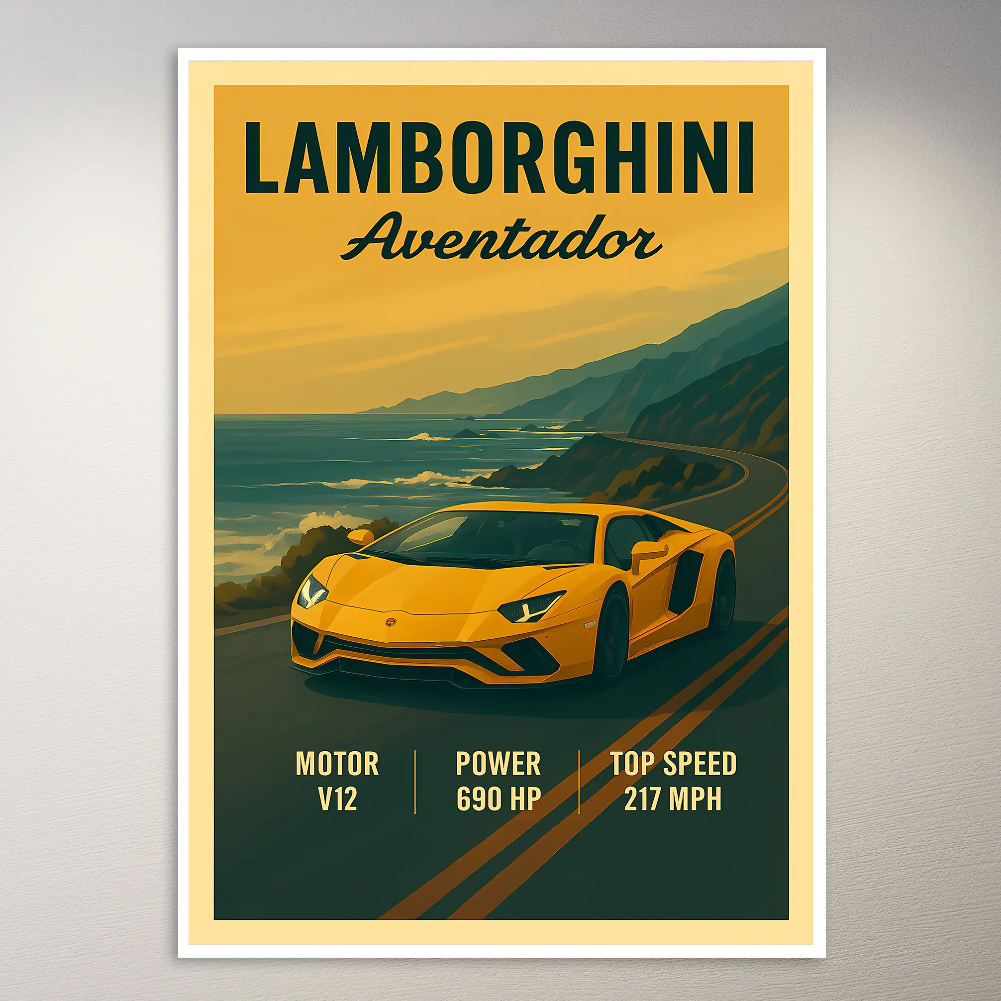 Lamborghini Aventador Poster